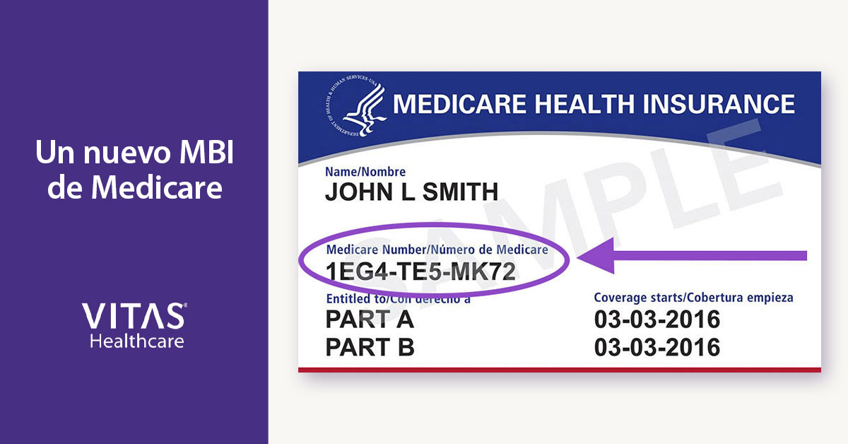 Hospicio y el identificador de beneficiario de Medicare (MBI) | VITAS ...